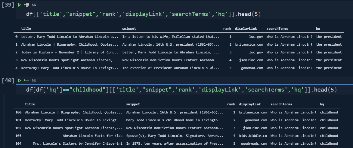 Python Skills: How To Turn Google Search Results Into A DataFrame