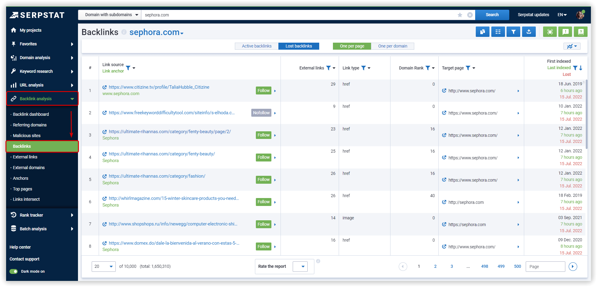 Serpstat Backlink Analysis Tool: A Comprehensive Guide