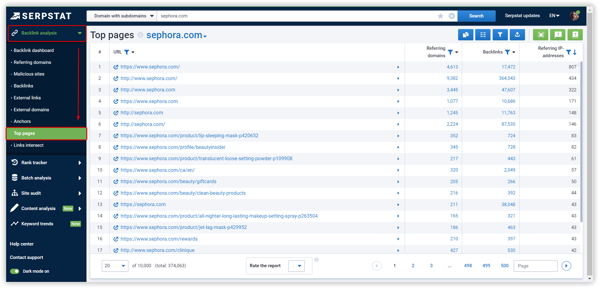 Serpstat Backlink Analysis Tool: A Comprehensive Guide