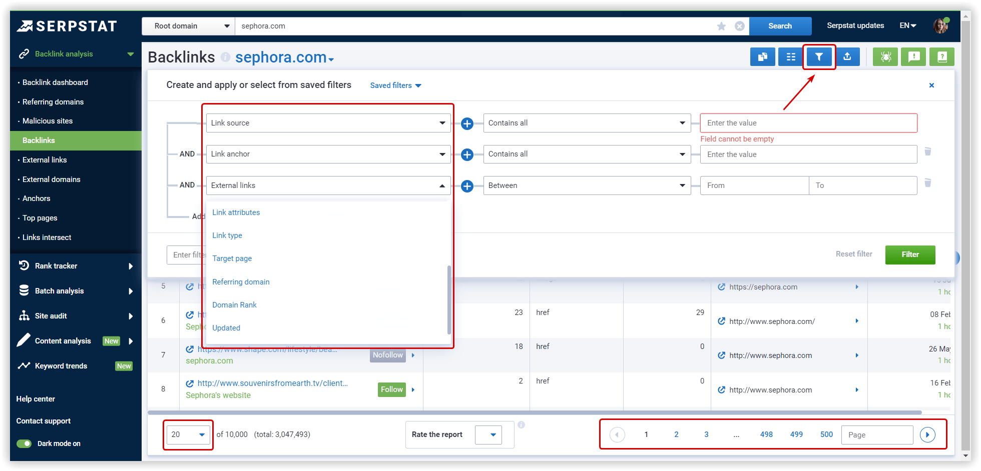 Serpstat Backlink Analysis Tool: A Comprehensive Guide
