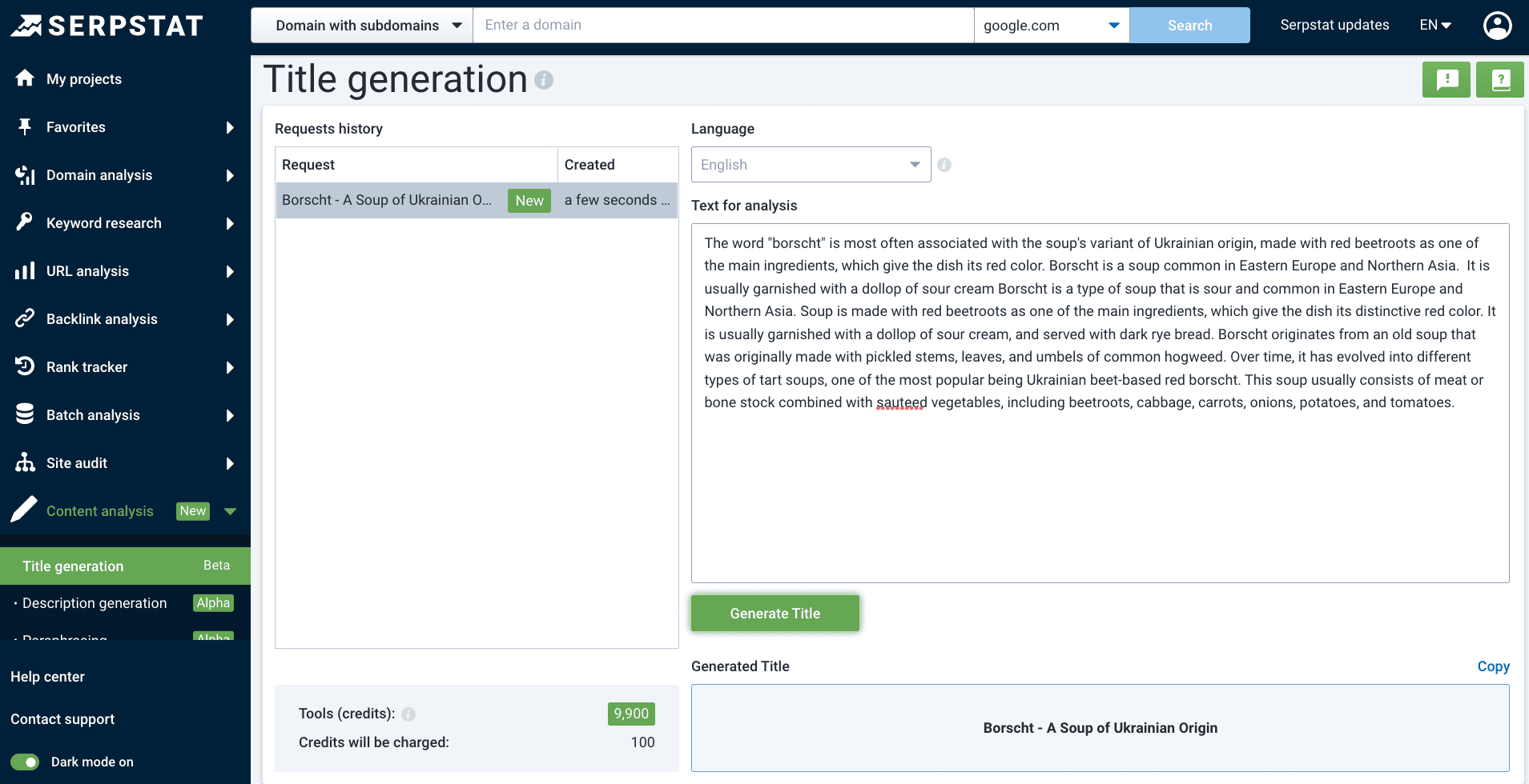 SEO Title Generator for blog posts and other webpages